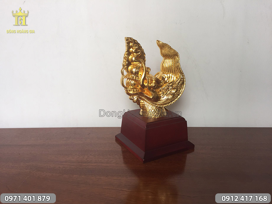 Đầu Rồng thời Lý Mạ Vàng