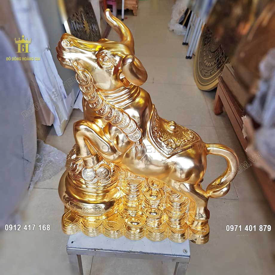 10 Mẫu Tượng Trâu Phong Thủy Bằng Đồng Mang Tài Lộc, May Mắn